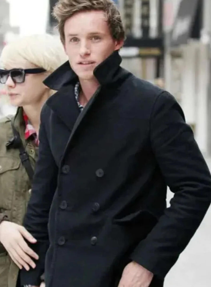 Alexander Duggan The Day Of The Jackal Black Wool Peacoat ...