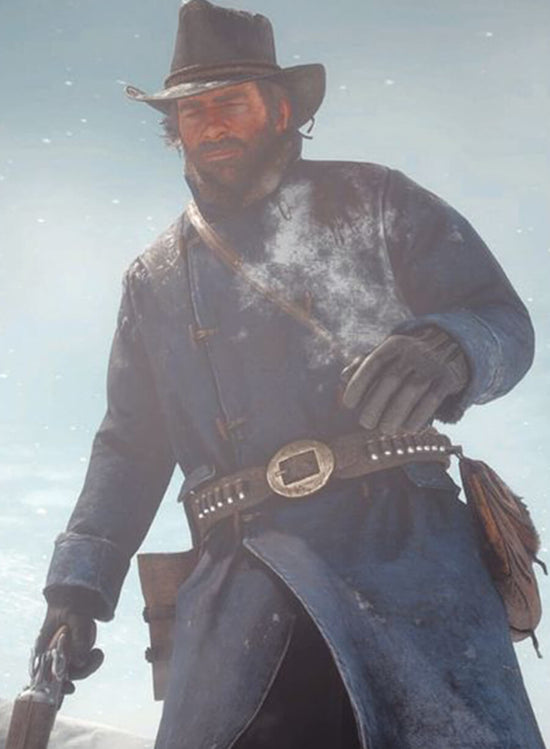 Arthur Morgan Red Dead Redemption Blue Wool Coat – LeatherJacketMerchant