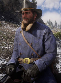 Arthur Morgan Red Dead Redemption Blue Wool Coat – LeatherJacketMerchant