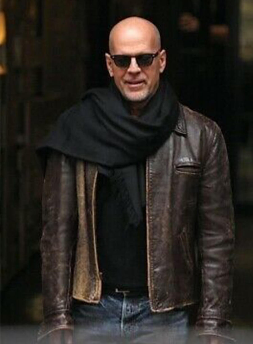 Bruce Willis Brown Leather Jacket – LeatherJacketMerchant