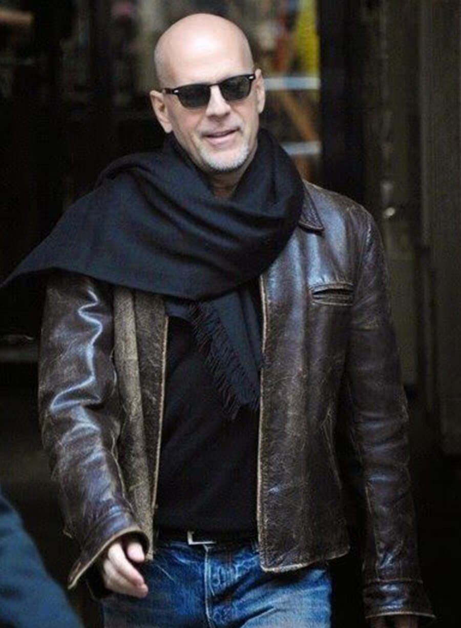 Bruce Willis Brown Leather Jacket – LeatherJacketMerchant