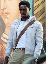 Damson Idris Snowfall S05 White Cotton Jacket – LeatherJacketMerchant