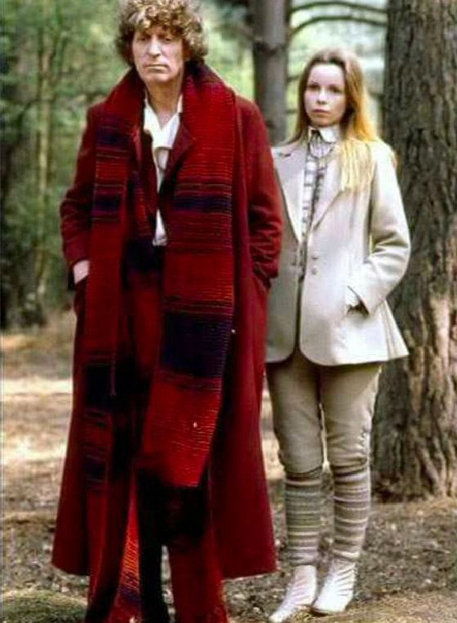 Doctor Who Tom Baker Fourth Doctor Red Wool Coat – LeatherJacketMerchant