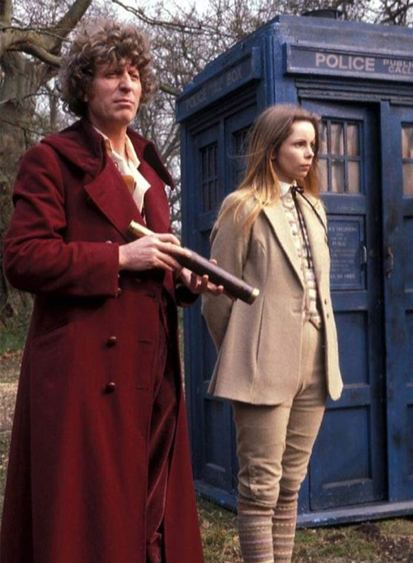 Doctor Who Tom Baker Fourth Doctor Red Wool Coat – LeatherJacketMerchant