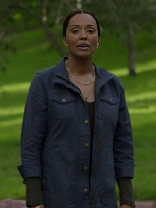 Dr. Tara Lewis Criminal Minds S17 Blue Jacket – LeatherJacketMerchant