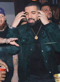 Drake Green Velvet Jacket – LeatherJacketMerchant