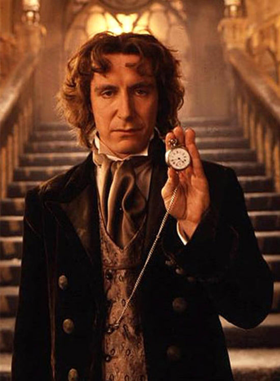 Eight Doctor Paul McGann Doctor Who Black Coat – LeatherJacketMerchant