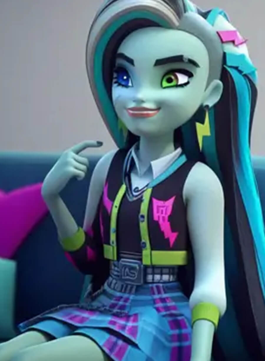 Frankie Stein Monster High S02 Varsity Jacket – LeatherJacketMerchant