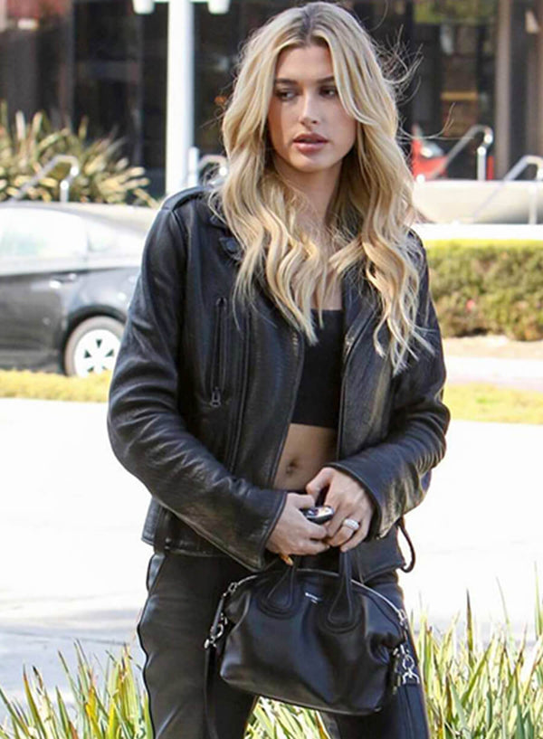 Hailey Baldwin Bieber Jacket Leather Jacket – LeatherJacketMerchant