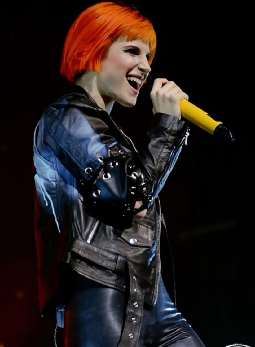 Hayley Williams Black Leather Jacket – LeatherJacketMerchant