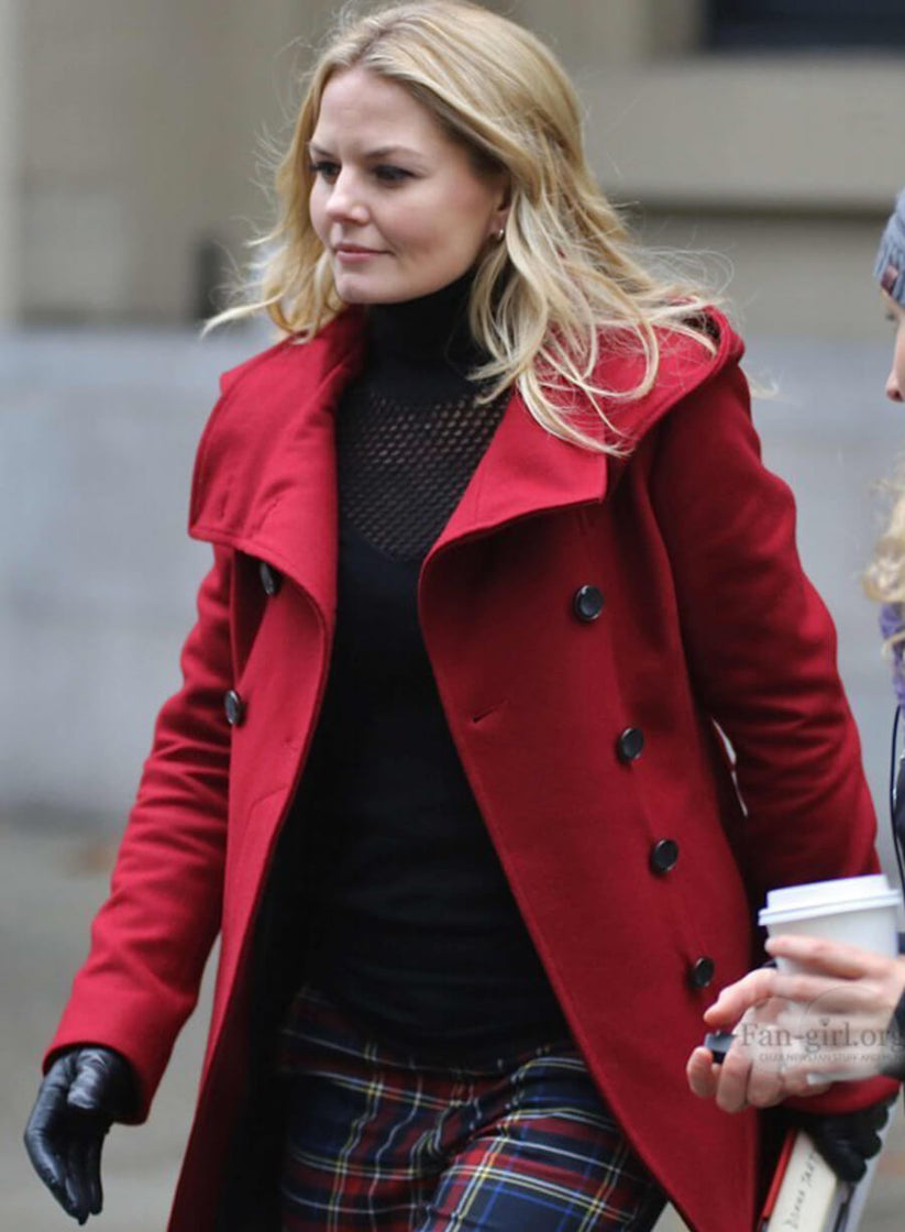 Jennifer Morrison Once Upon a Time Red Coat – LeatherJacketMerchant