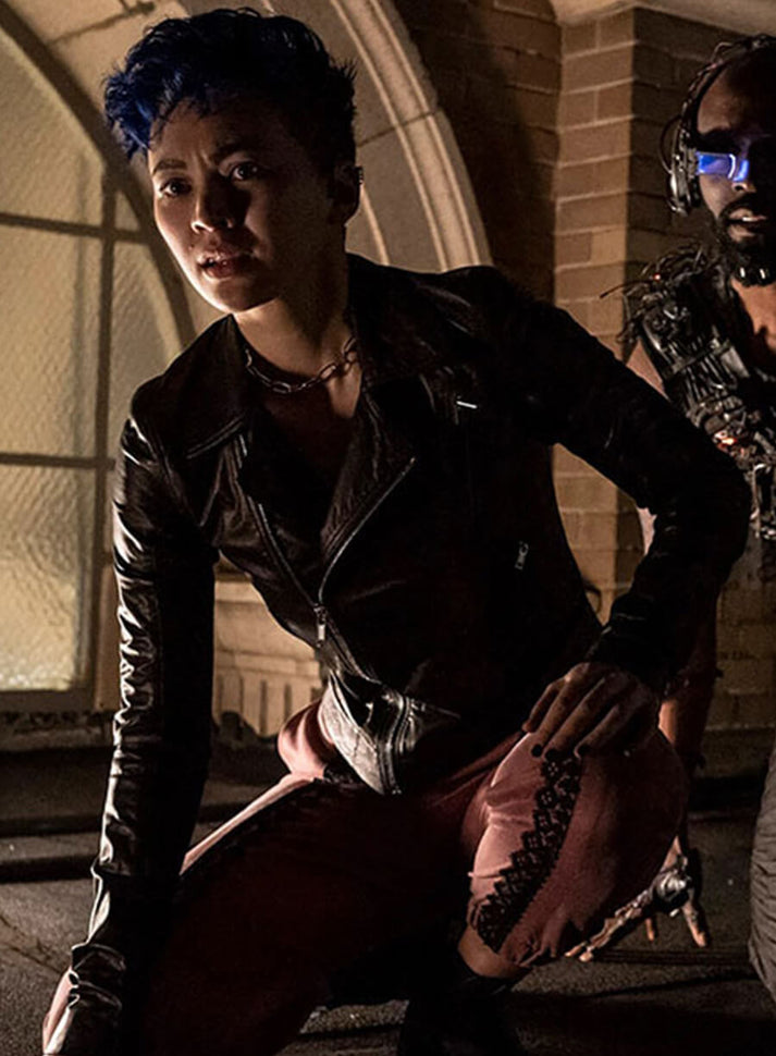 Jessica Henwick The Matrix Resurrections Black Leather Jacket ...