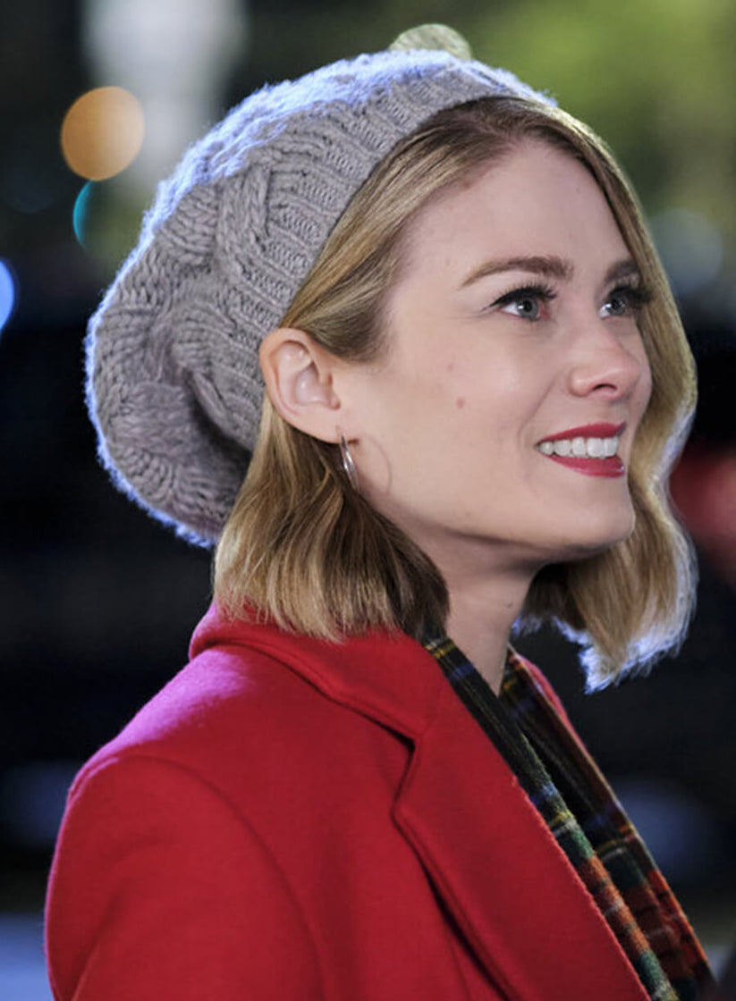 Katherine Ghosts Of Christmas Always 2022 Red Coat – LeatherJacketMerchant