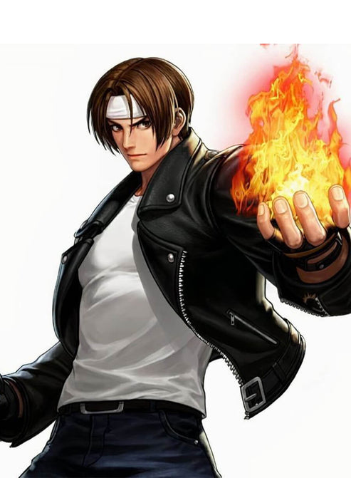 Kyo Kusanagi The King of Fighters 94 Biker Jacket – LeatherJacketMerchant
