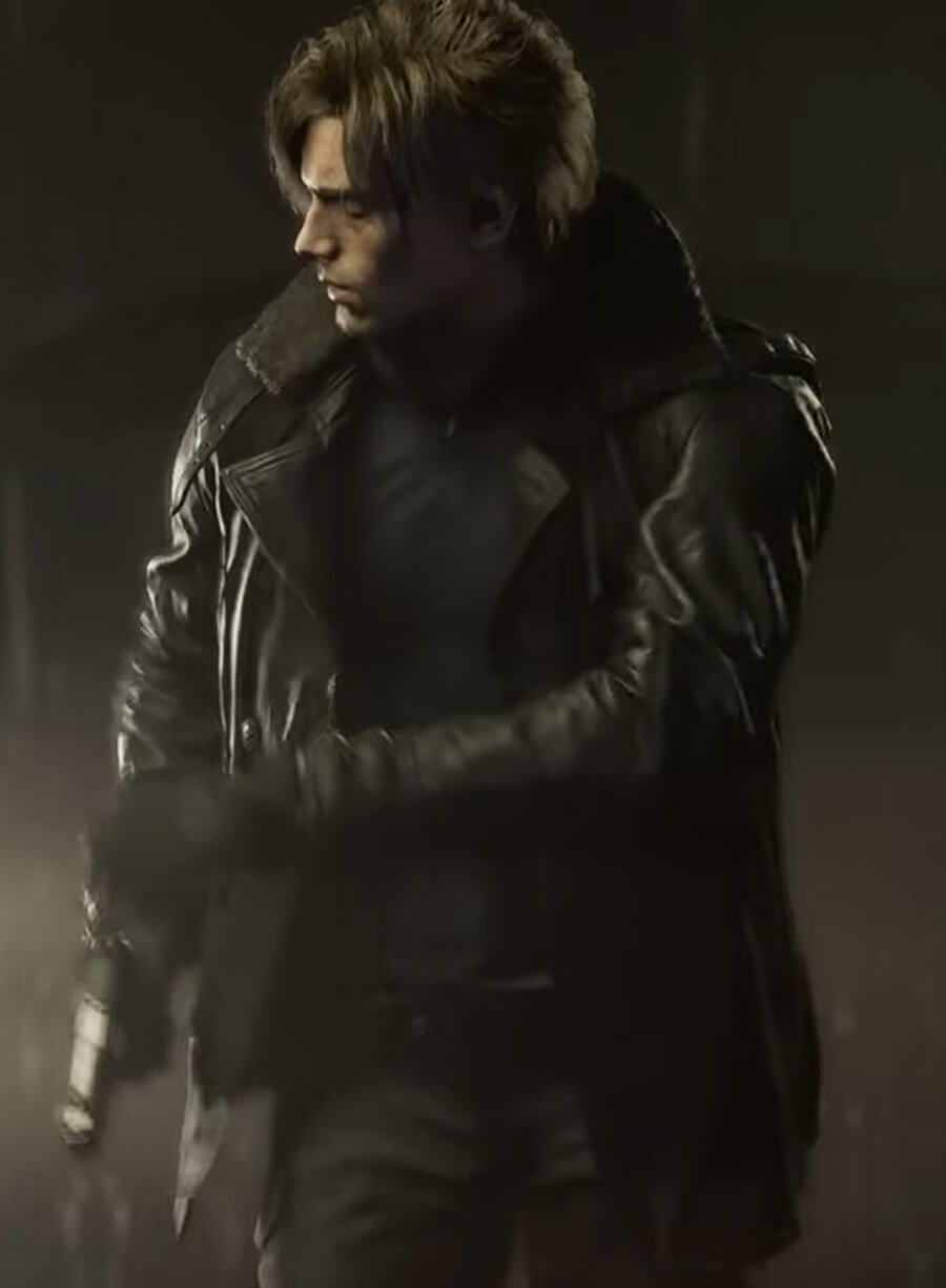 Leon Kennedy Resident Evil Requiem Leather Jacket – LeatherJacketMerchant