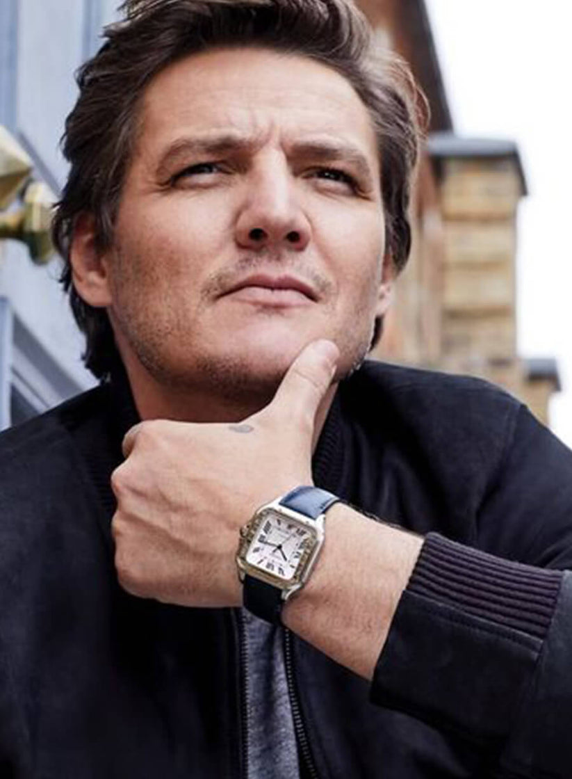 Pedro Pascal Suede Bomber Jacket – LeatherJacketMerchant