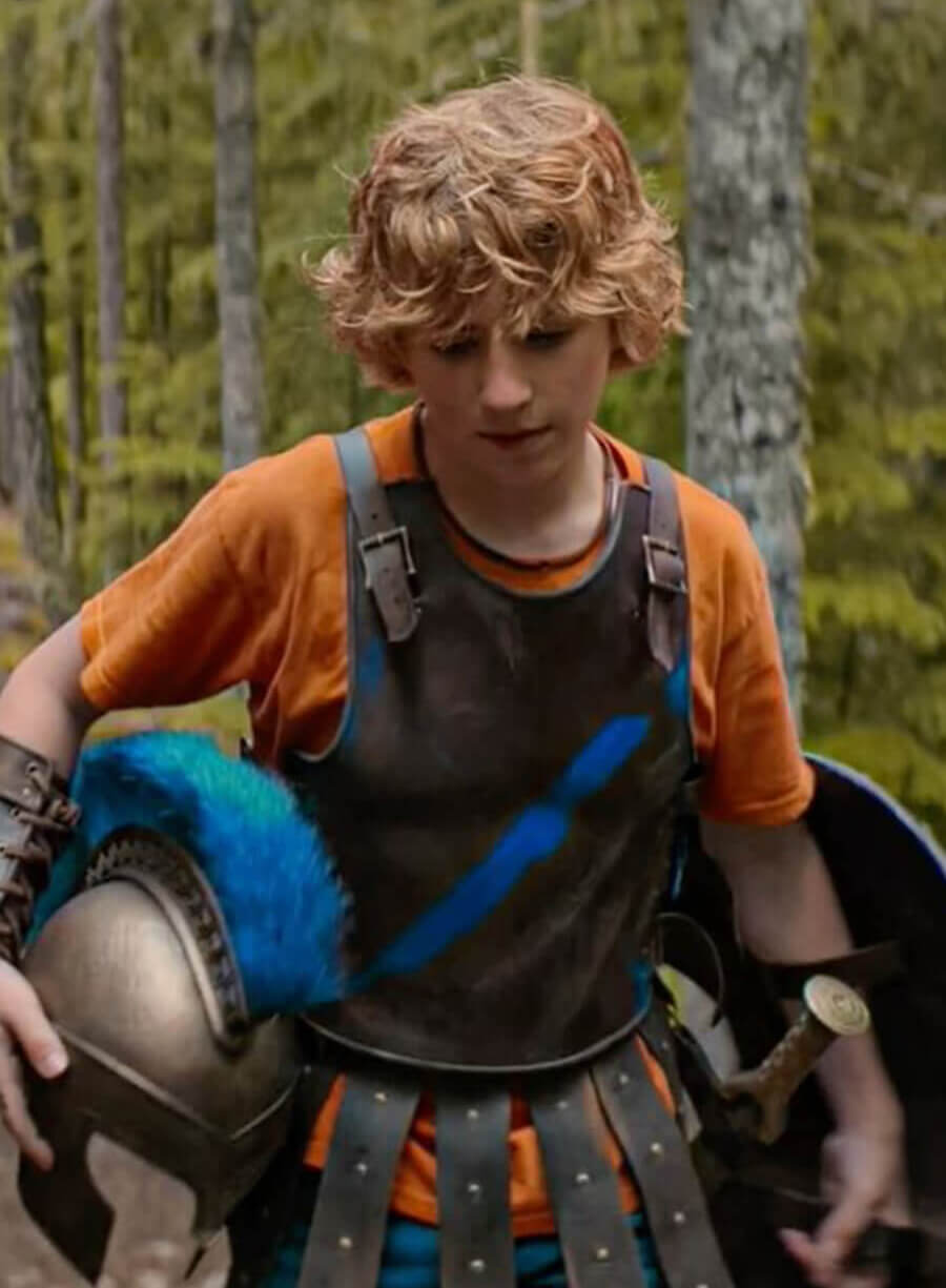 Percy Jackson and the Olympians Walker Scobell Brown Vest ...