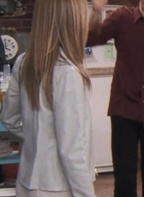 Rachel Green Friends Silver Leather Jacket – LeatherJacketMerchant