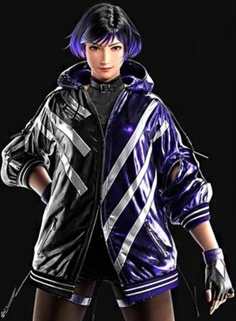 Reina Mishima Tekken 8 Purple Jacket – LeatherJacketMerchant