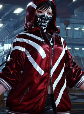 Reina Mishima Tekken 8 Red Leather Jacket – LeatherJacketMerchant