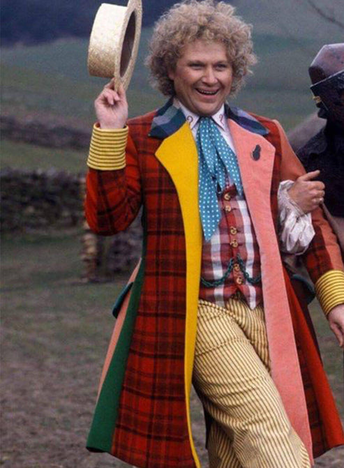 Sixth Doctor Colin Baker Doctor Who Frock Coat – LeatherJacketMerchant
