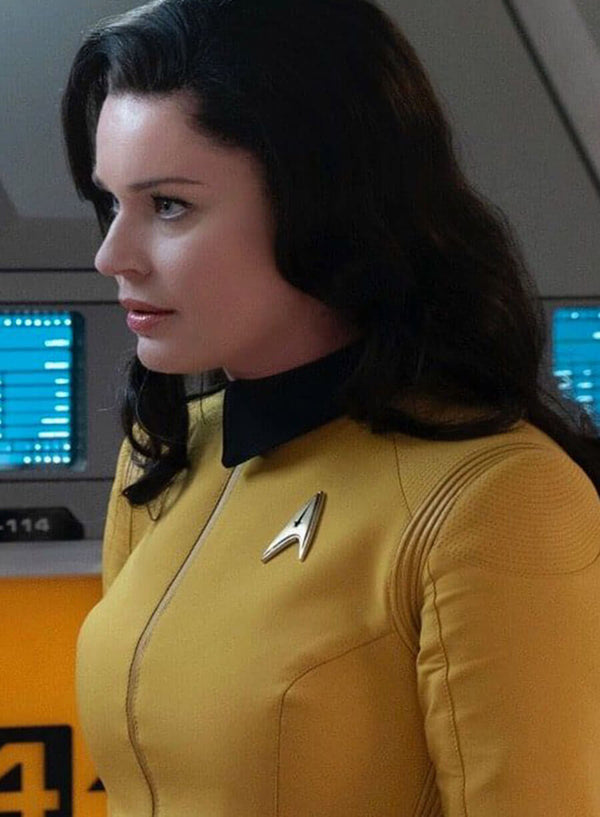 Star Trek Discovery Rebecca Romijn Yellow Jacket – LeatherJacketMerchant