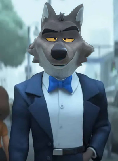 The Bad Guys 2 Mr. Wolf Blue Blazer – LeatherJacketMerchant