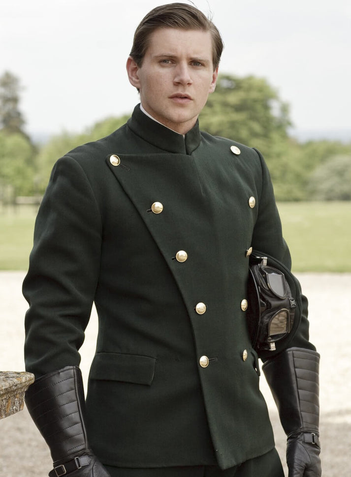 Tom Branson Downton Abbey Double-Breasted Jacket – LeatherJacketMerchant
