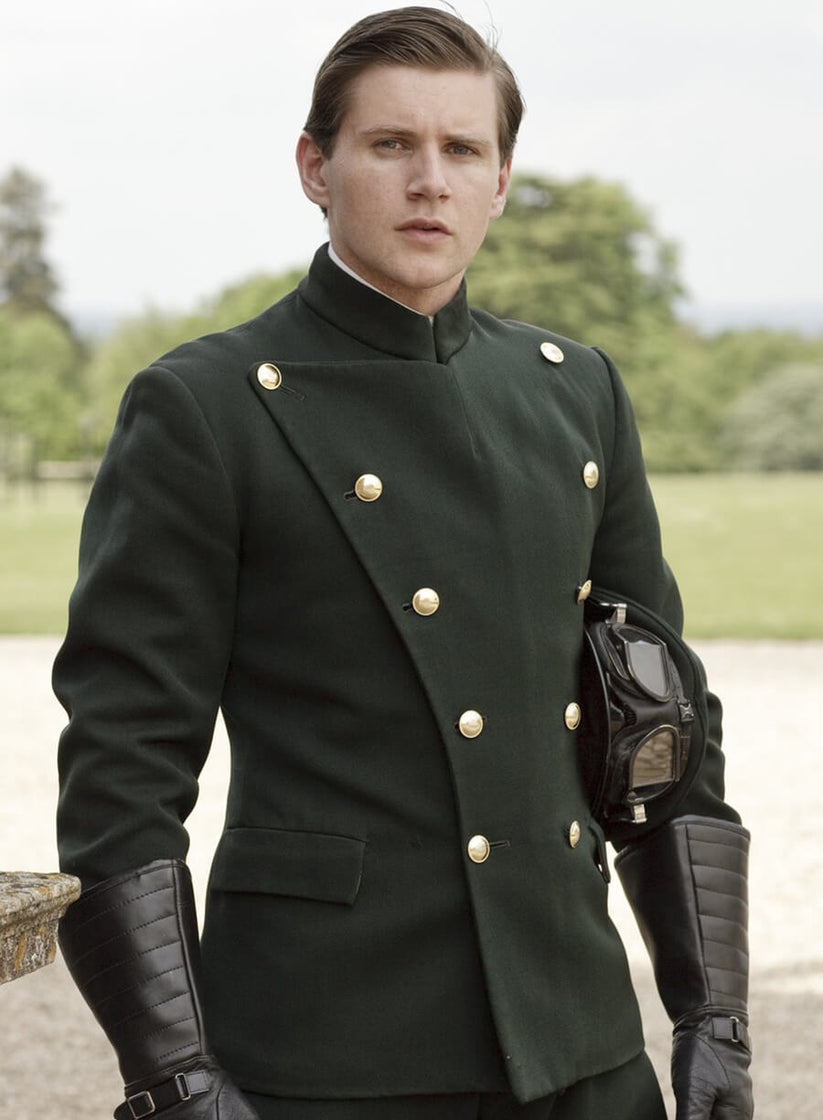 Tom Branson Downton Abbey Double-Breasted Jacket – LeatherJacketMerchant